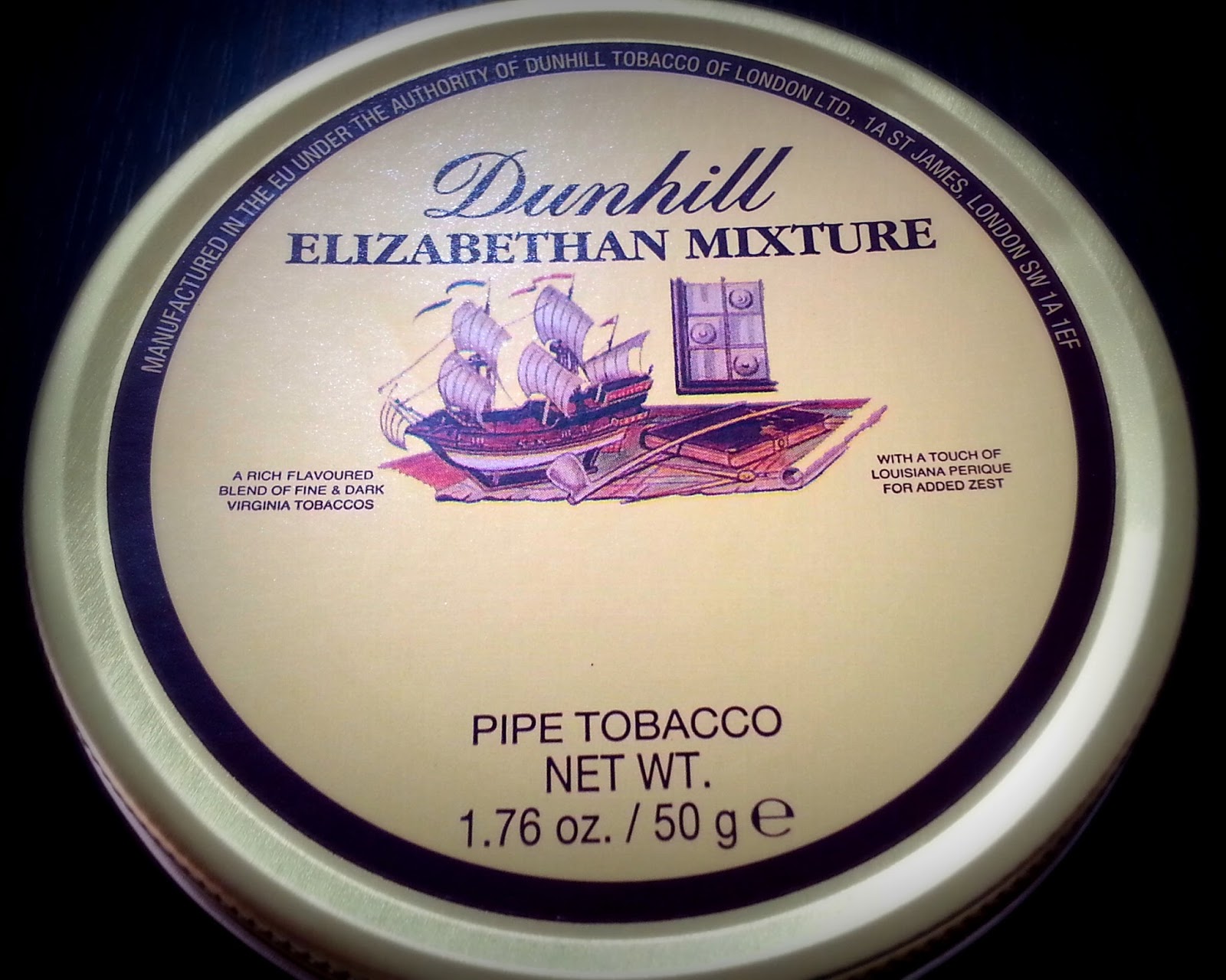 Sabor de Tabaco: Tabaco Dunhill Elizabethan Mixture - atracou na adega!
