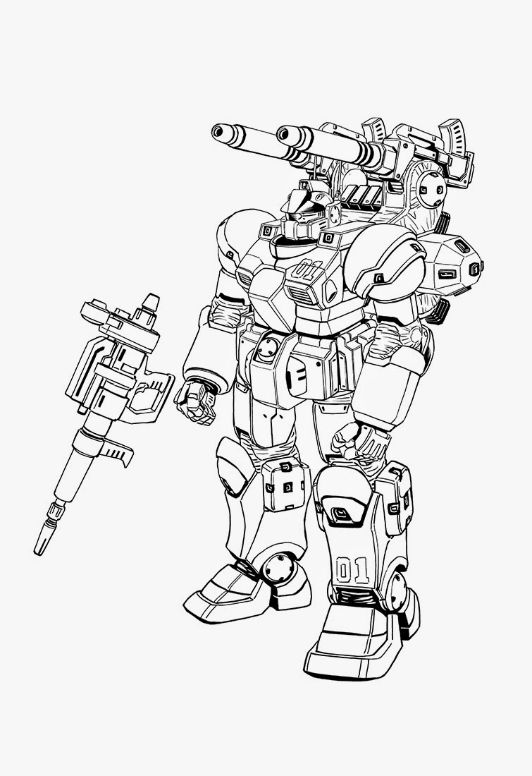 Gundam Thunderbolt Series Line Art