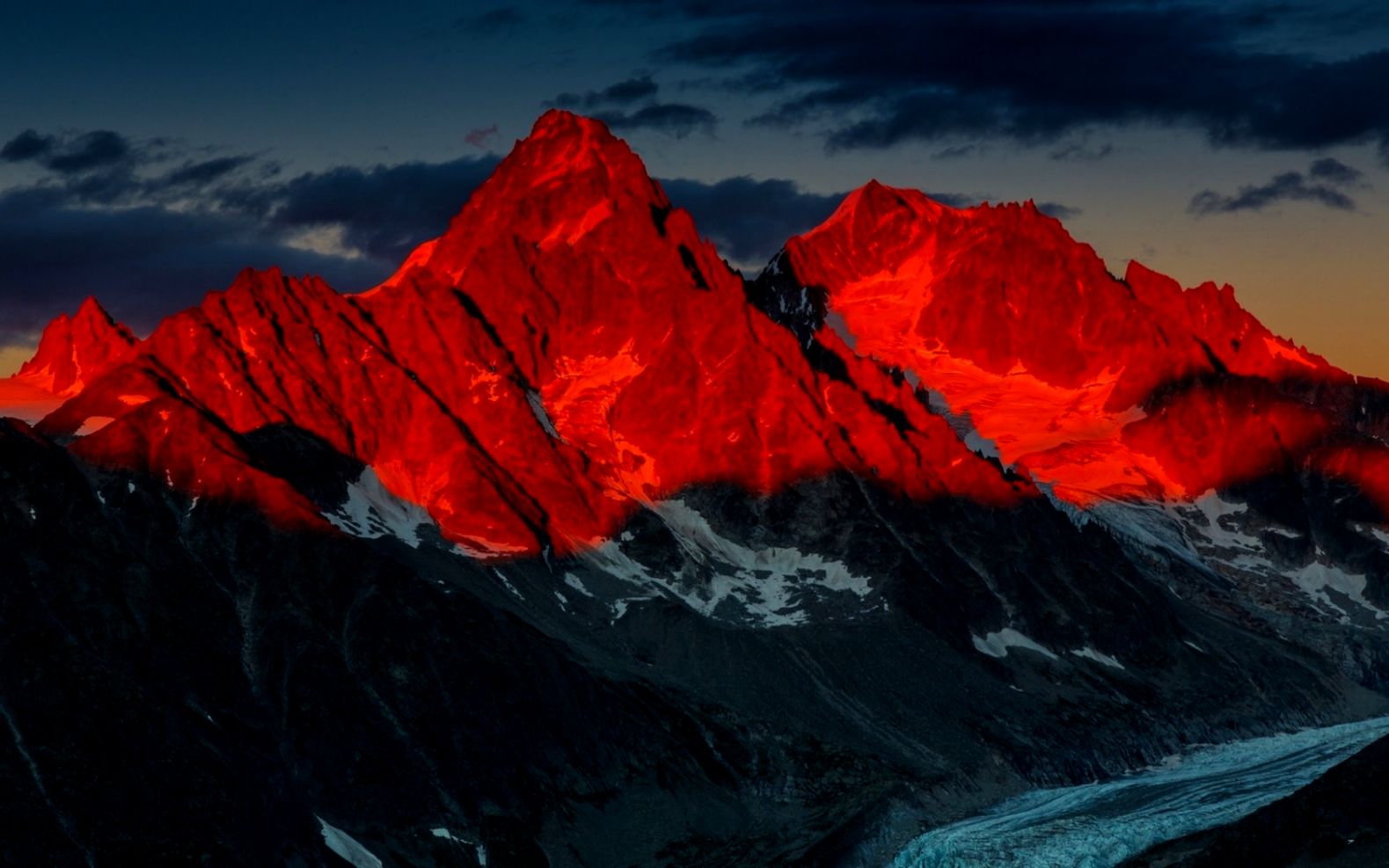 Mountain Red Wallpapers Hd | Wallpaper Background HD
