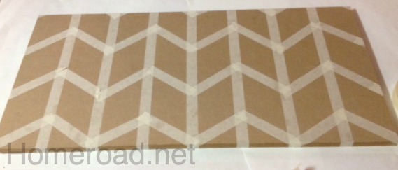 How to Paint a Chevron Pattern