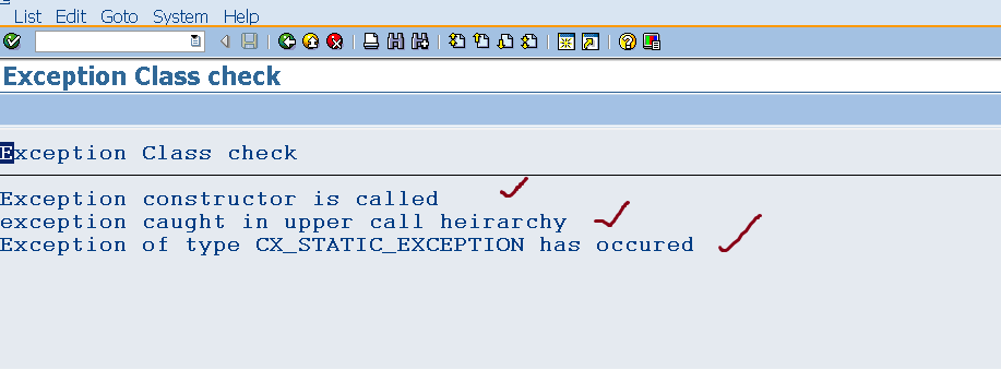 Techsap Oo Abap Exception Classes All About Using Cxstaticcheck