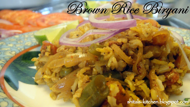 Shital's-Kitchen: Brown Rice Biryani