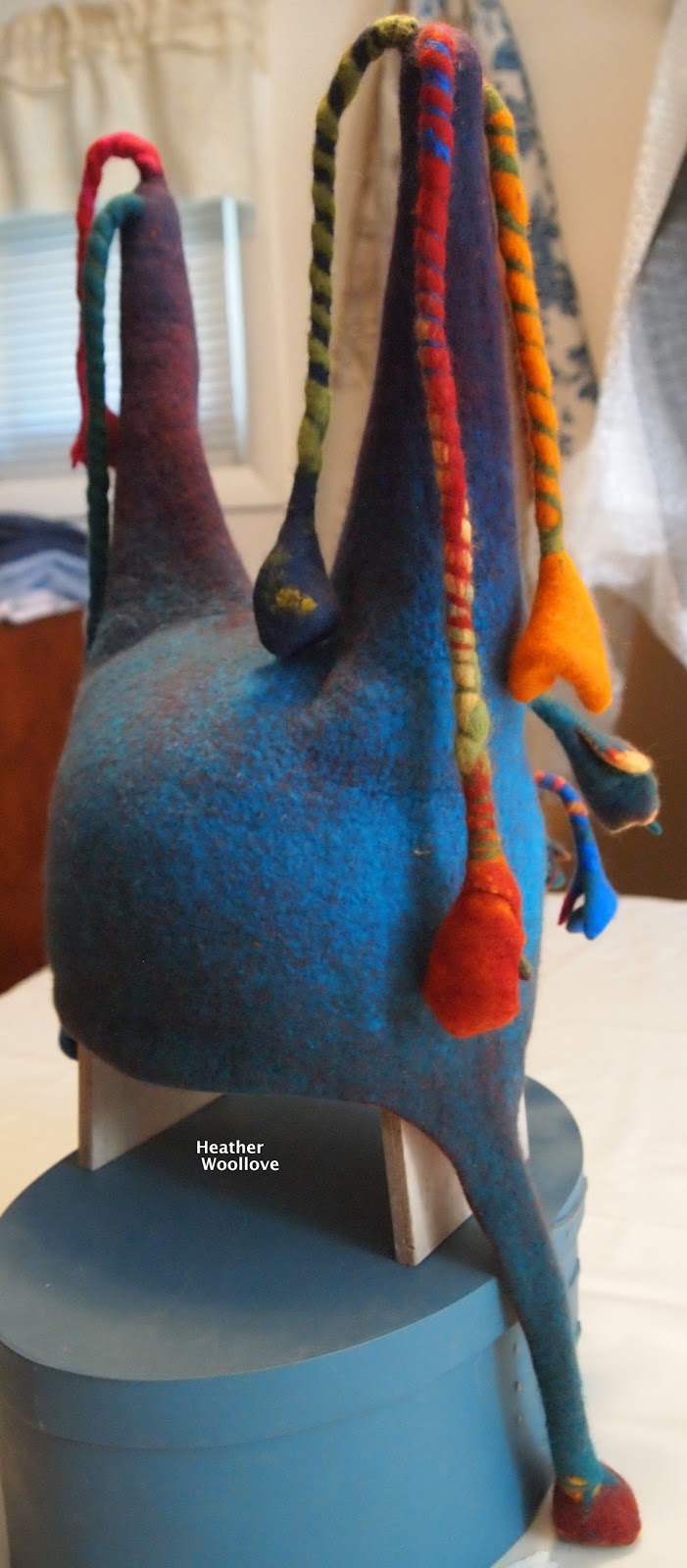 Wool love-functional fiber art: Inventive Hungarian Hat Workshop- Part 9