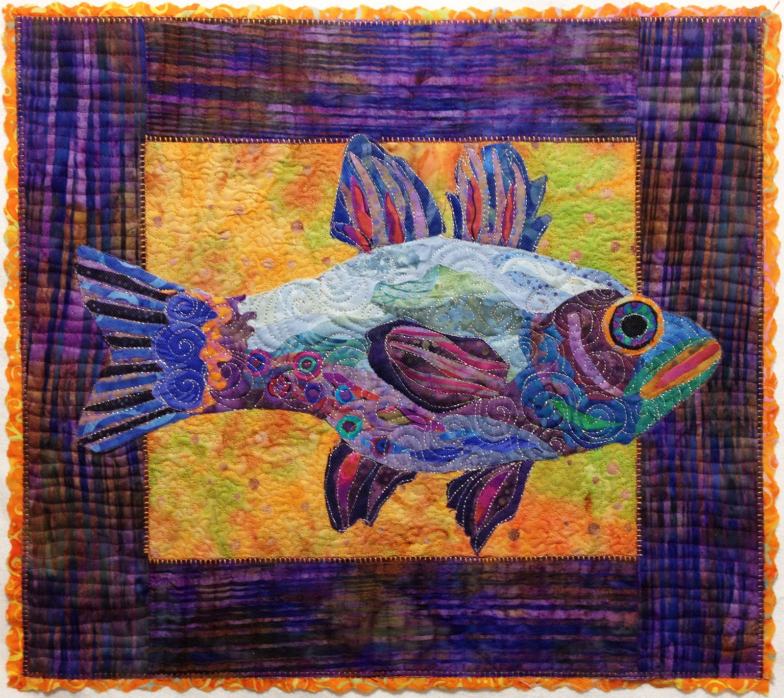 Sally Gould Wright - Textile Art: One of my quilts is up for auction!