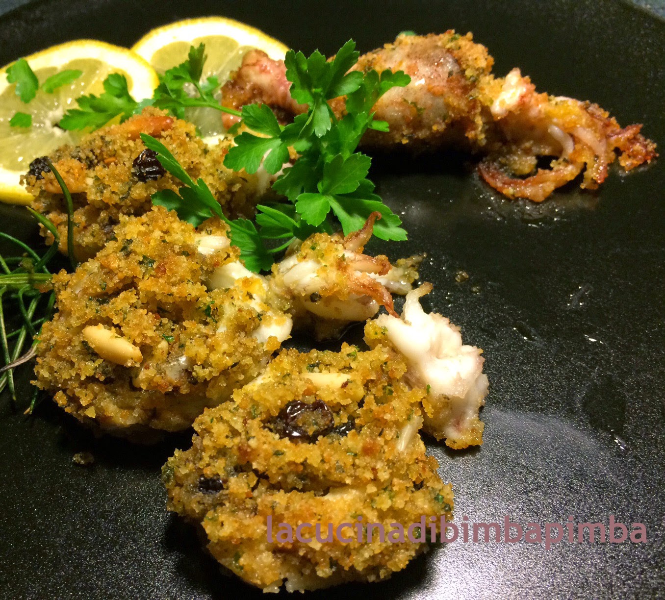 la cucina di bimba pimba: seppioline ripiene ... (e qualche totanetto)