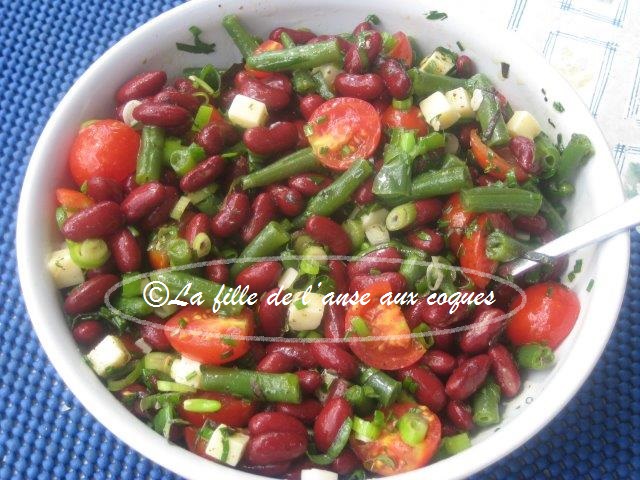 La fille de l'anse aux coques: SALADE AUX HARICOTS ROUGES, PETITES ...