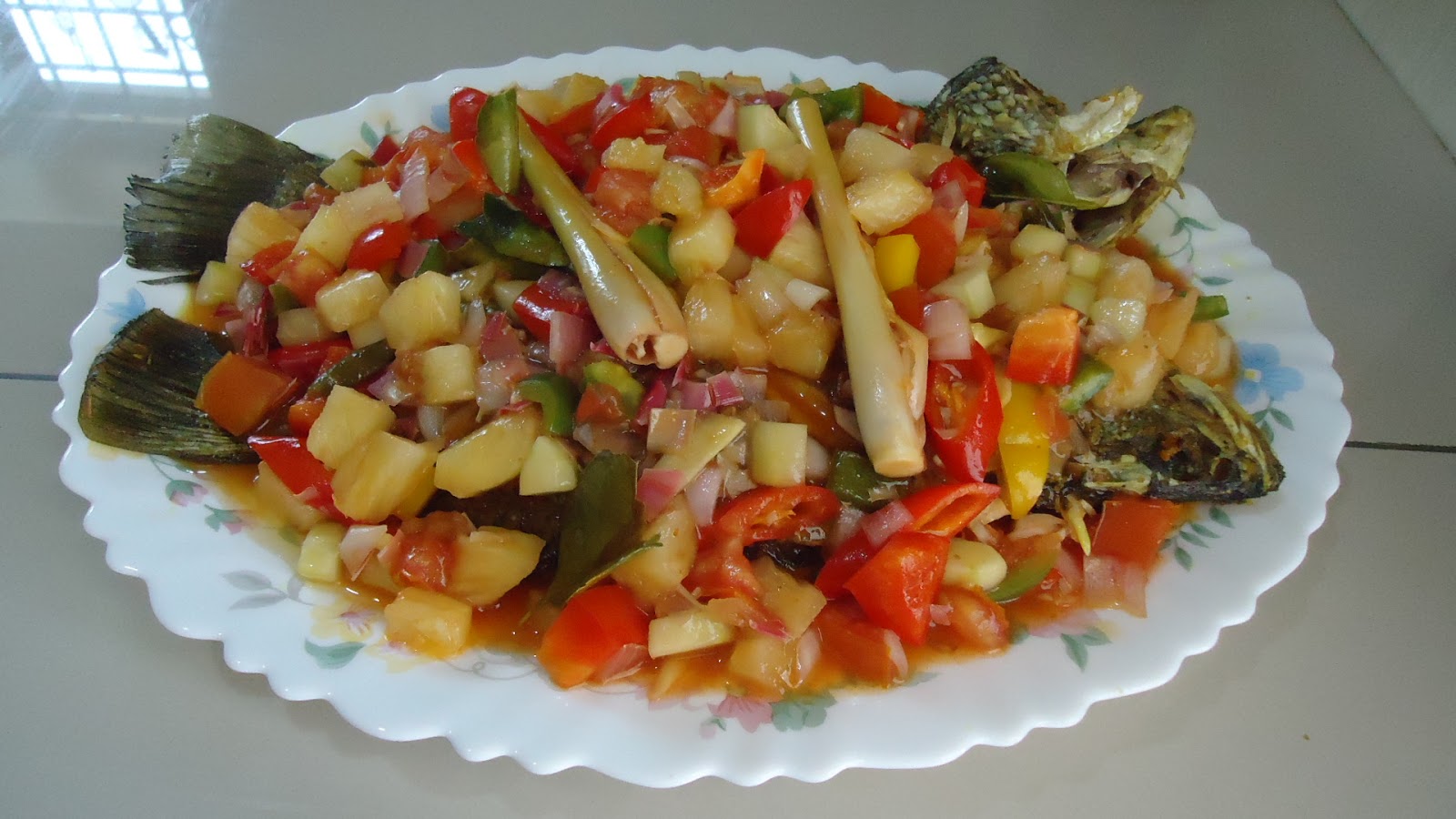 Zara ♥ Baking: IKAN SIAKAP MASAK 3 RASA ALA THAI...