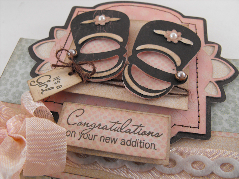 My Craft Spot: Congratulations on your new addition - baby card