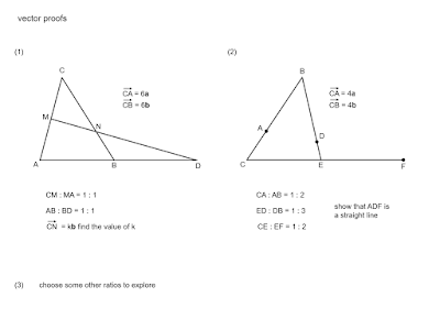 MEDIAN Don Steward mathematics teaching: harder GCSE vector questions