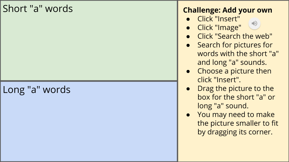 Control Alt Achieve: Google Slides Short and Long Vowel Sounds Audio ...