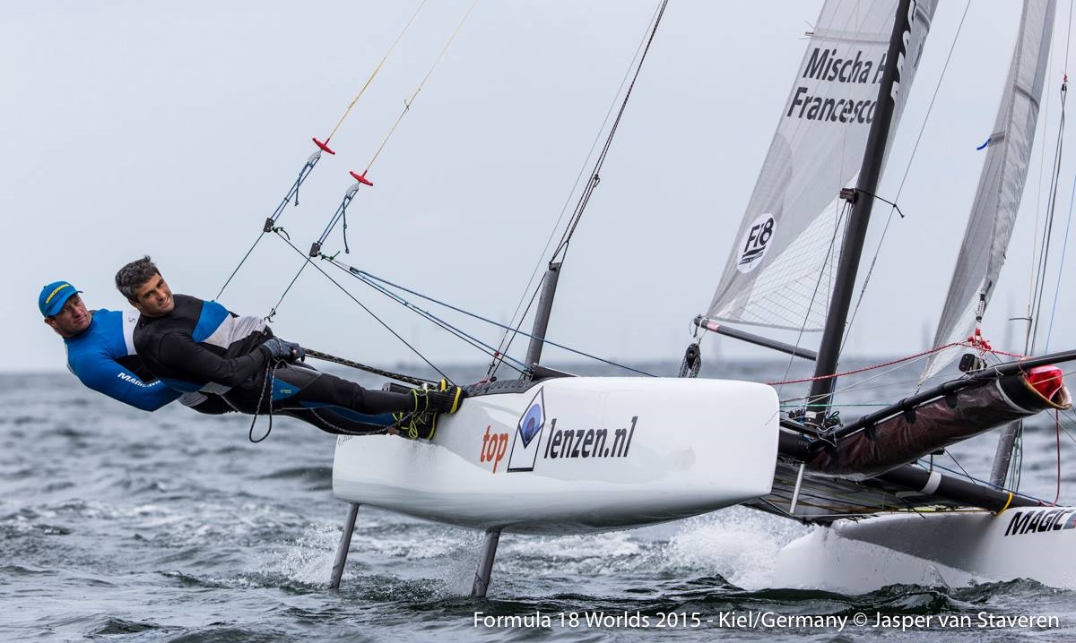 F18 Worlds 2015: Scorpion F18 Open Project by Exploder sailing at Kiel ...