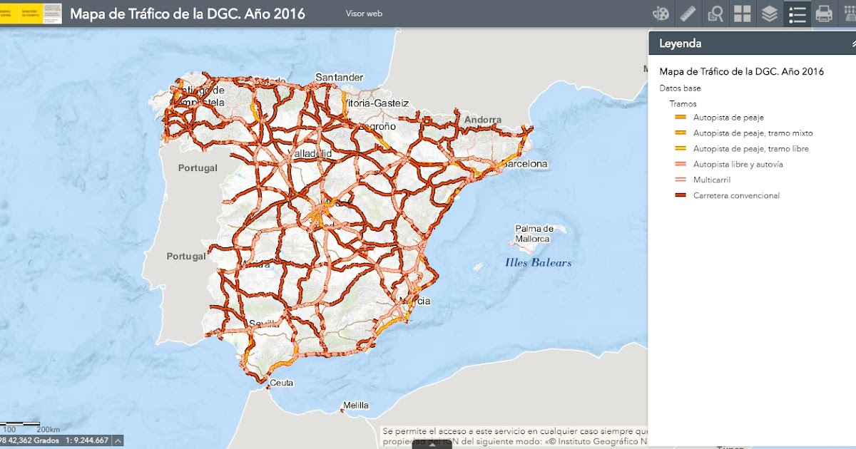 Blog IDEE: Nuevo visualizador de mapas de tráfico