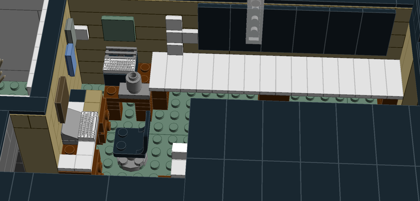 The Dark Streets of the Cardboard City: The Drowned Lego: Basement