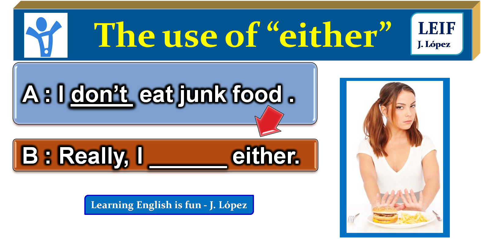 BASIC ENGLISH II: U1:Responses with "too" and "either"