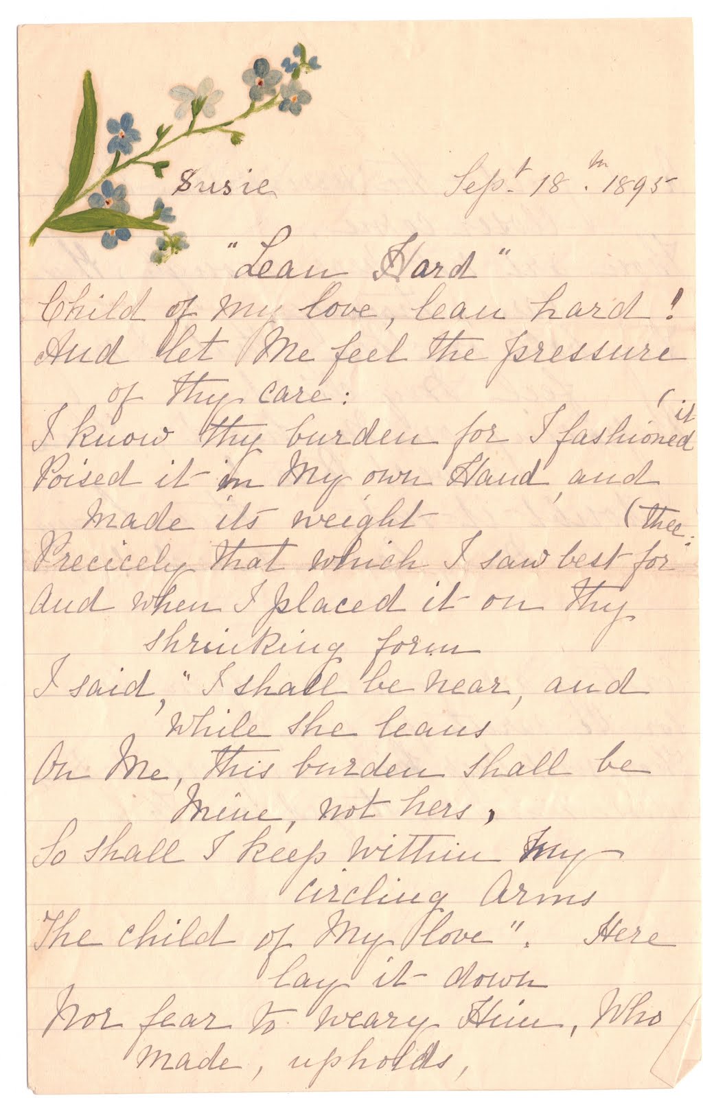 Thoughts from a century ago