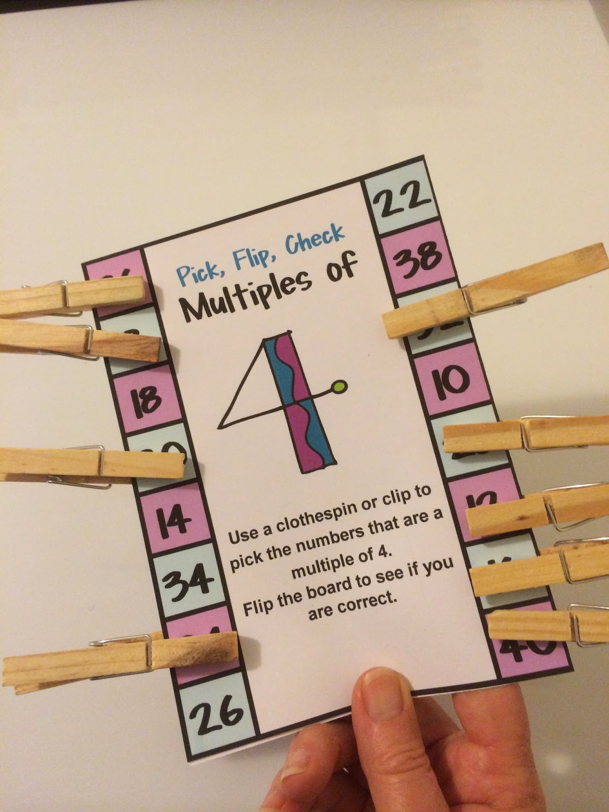 Fun Games 4 Learning: Flip Math Cards Freebies