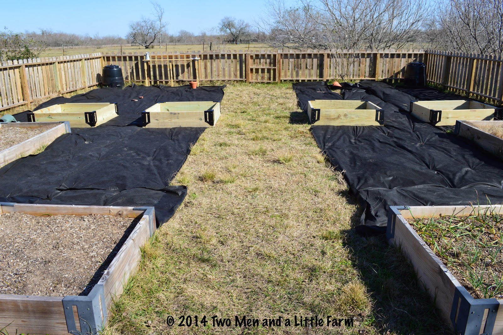 Two Men and a Little Farm: RAISED BEDS WEEKEND PROGRESS