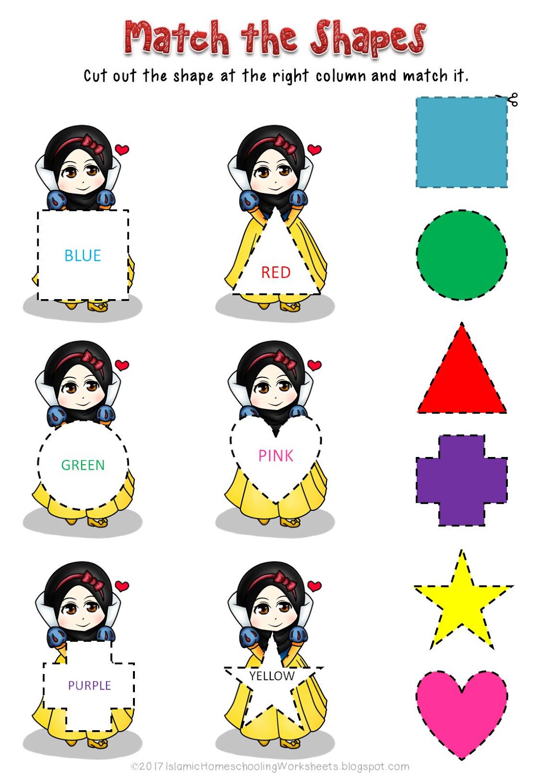 FREE Disney Princess Preschool Pack - Islamic Version ~ Islamic ...