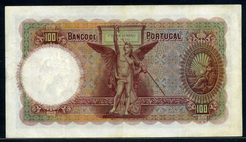Portugal banknotes 100 Escudos banknote of 1935 João Pinto Ribeiro ...