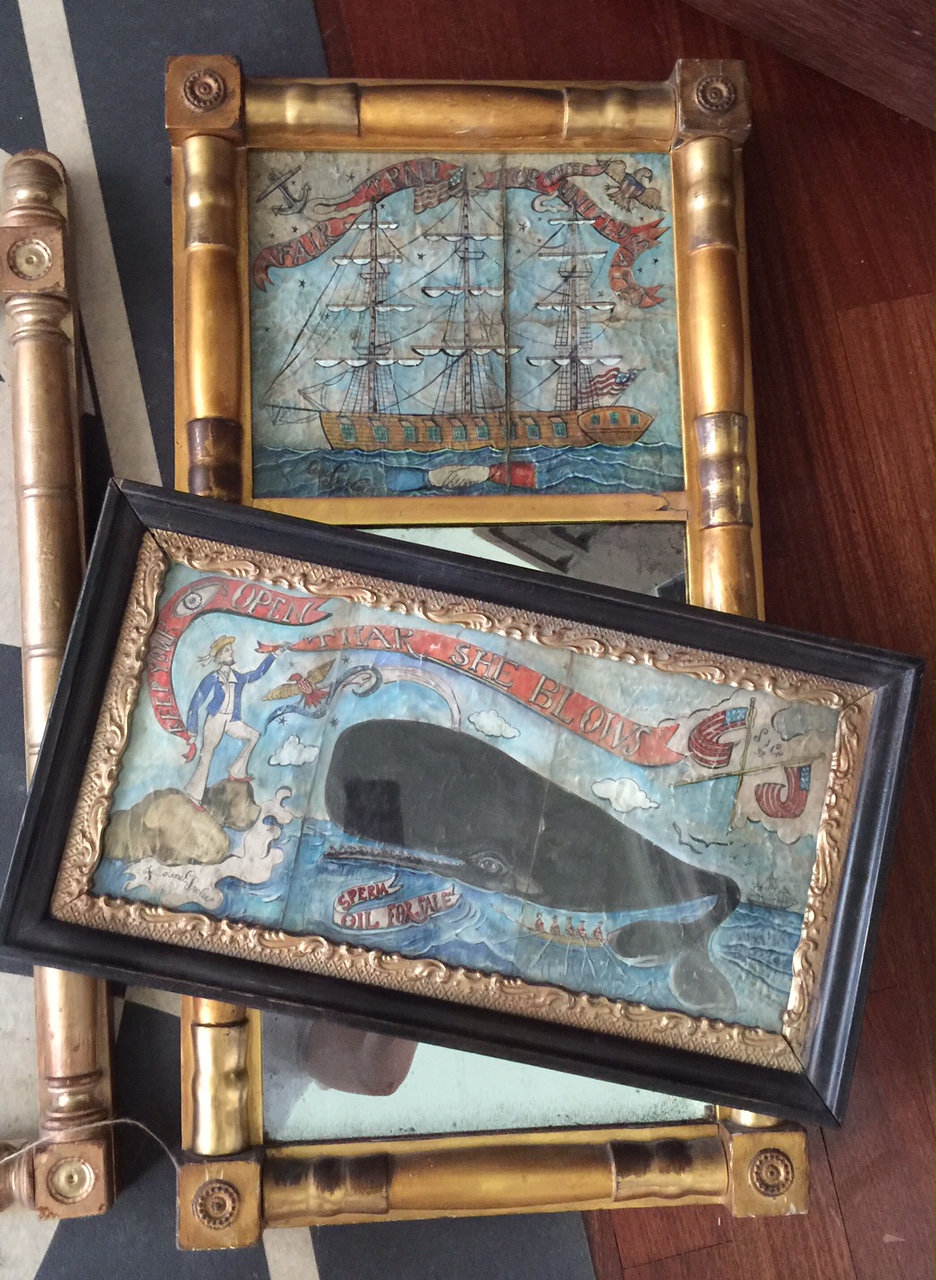 Kolene Spicher: Kolene Spicher Original one-of-a-kind Whaling Painting