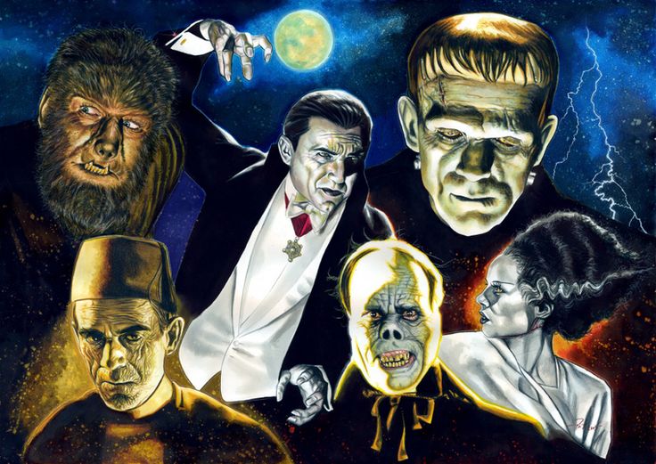 Bloody Pit of Rod: Universal Monster Art - Again!