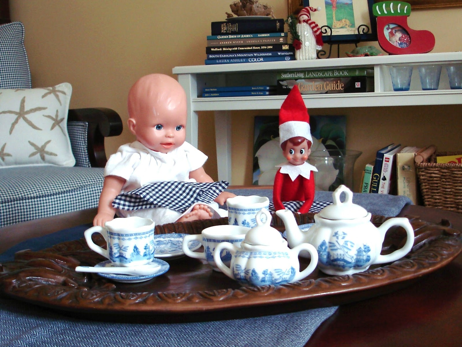 Polka Dot Skies: Elf on the Shelf Tea Party