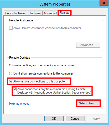 Konfigurasi Remote Dekstop Connection Windows Server 2012 ~ Siswa TKJ