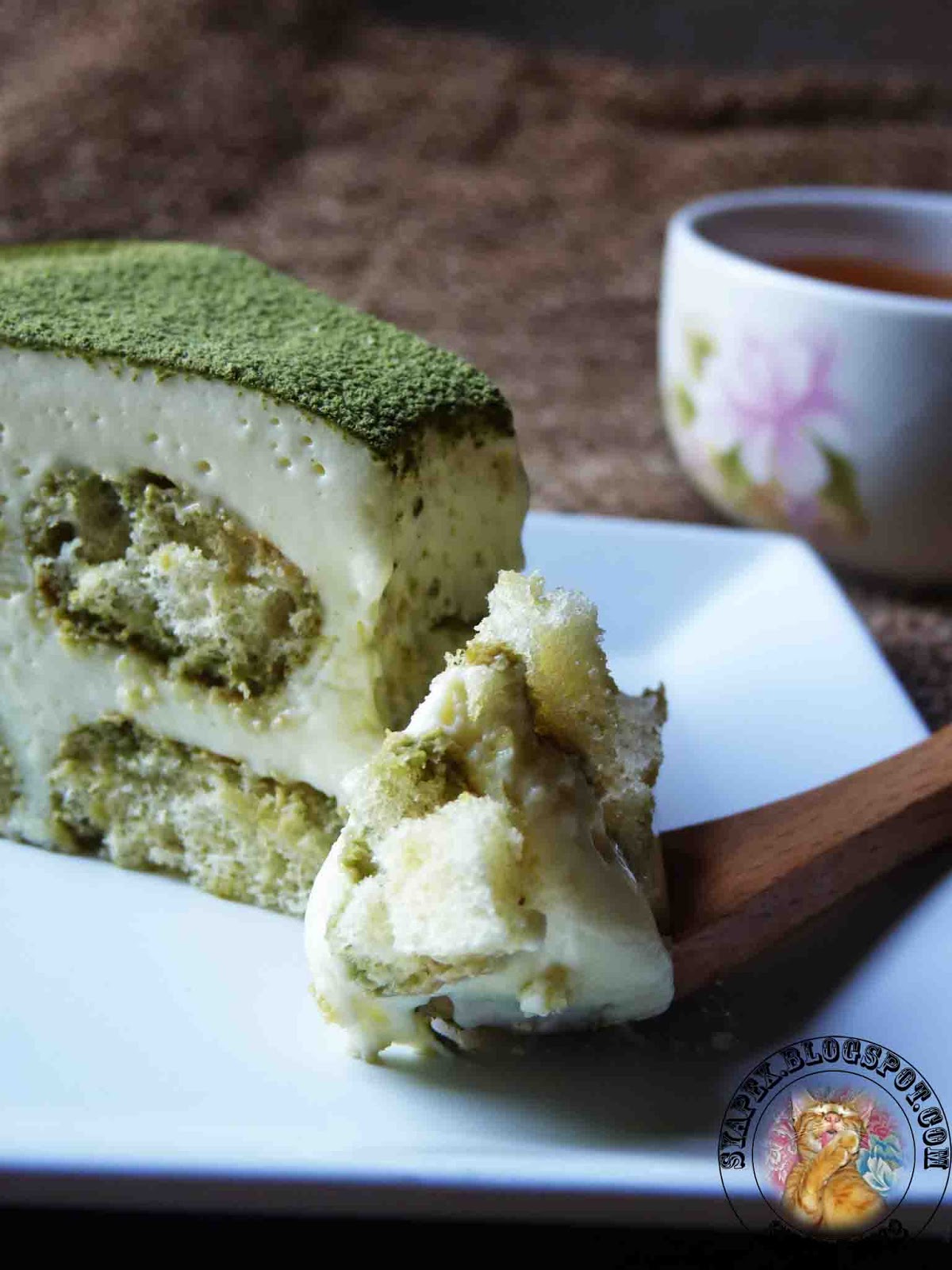 syapex kitchen: Matcha (Japanese Green Tea) Tiramisu