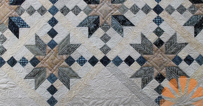 Piece N Quilt: Double Arrow Quilt - Custom Machine Quilting by Natalia Bonner