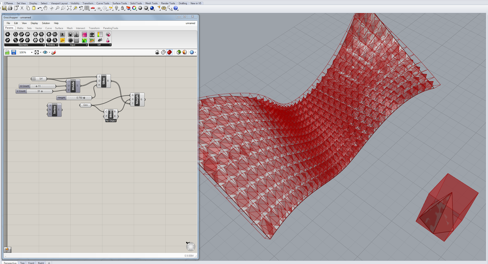 Jessica Kent_ARCH470: Grasshopper Paneling Process