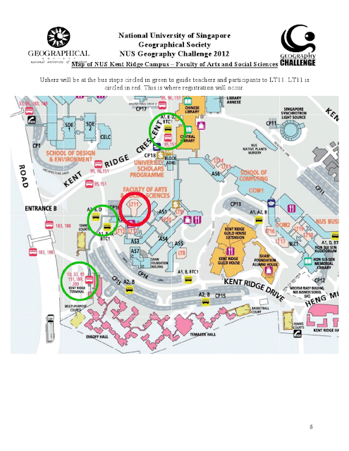 NUS Geography Challenge 2012