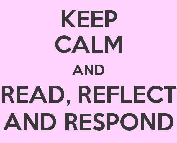 Immersed In Christ: February 23, 2017: Read, Reflect, and Respond