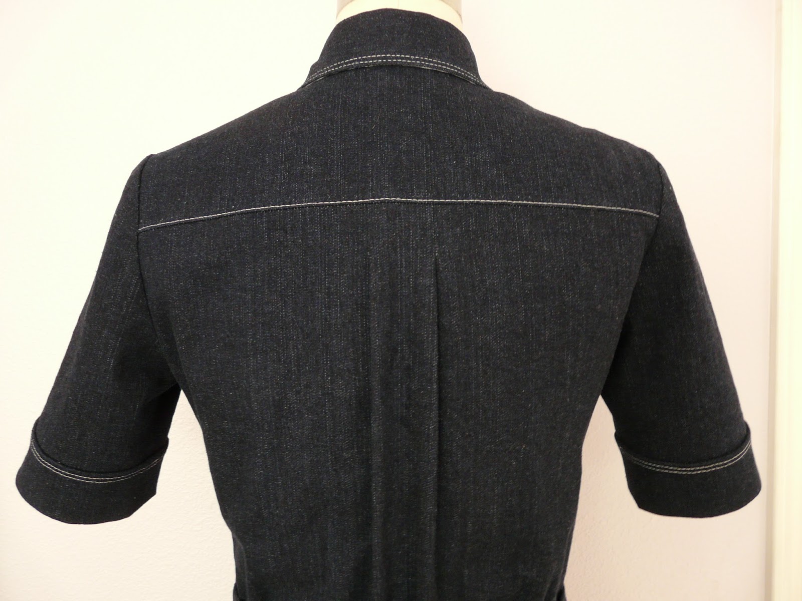 Amanda's Adventures in Sewing: Simplicity 8014 - Denim shirtdress w ...