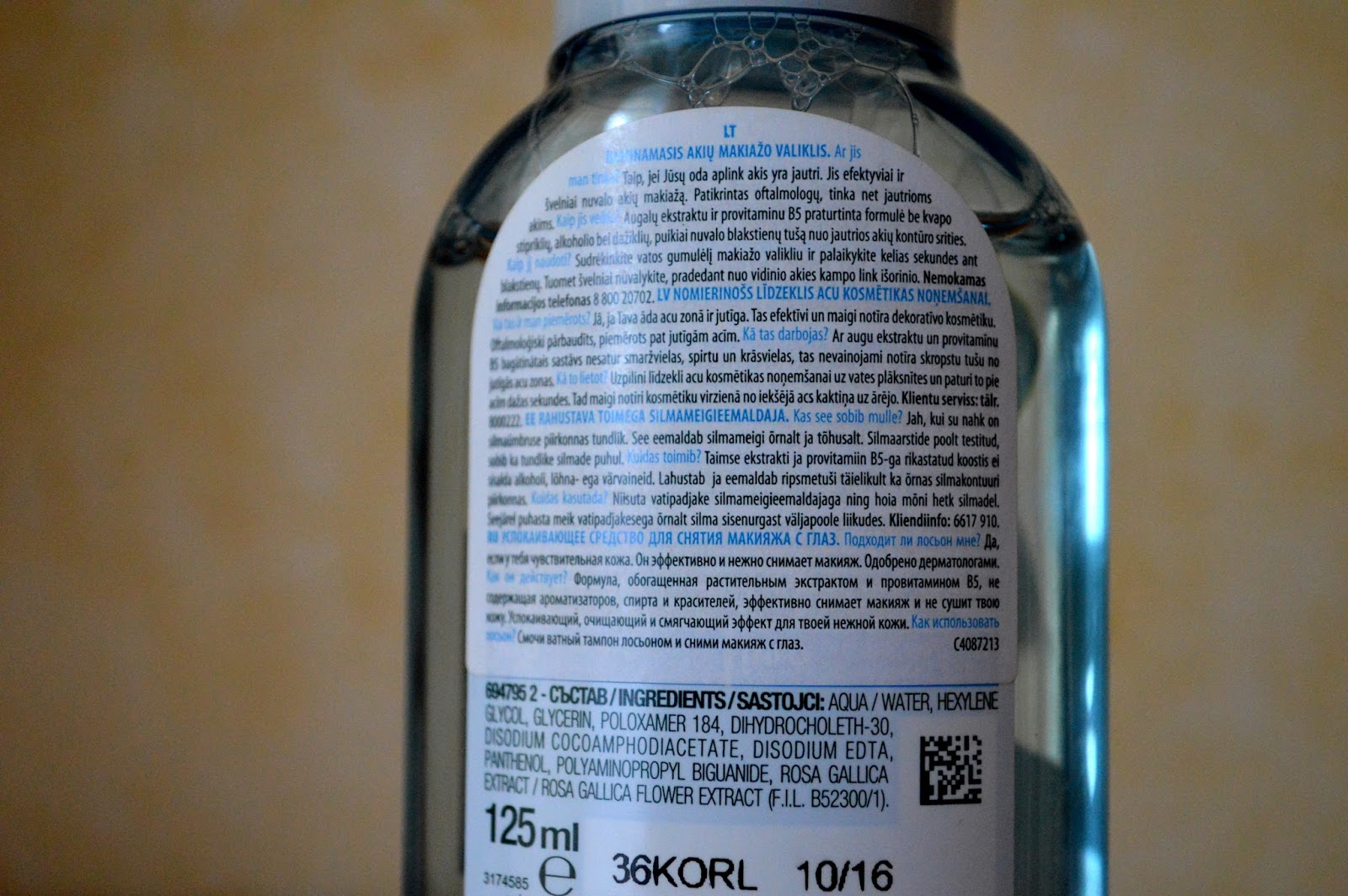 Garnier Essentials eye make-up remover - Makeup & Beauty Garnier Essentials eye make-up remover - Makeup & Beauty
