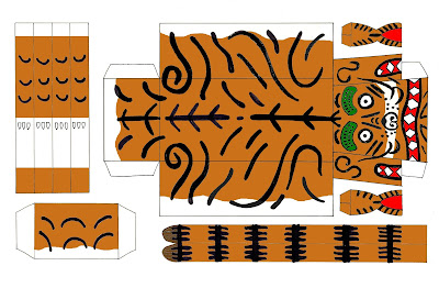 upside down in cloud: making a paper tiger