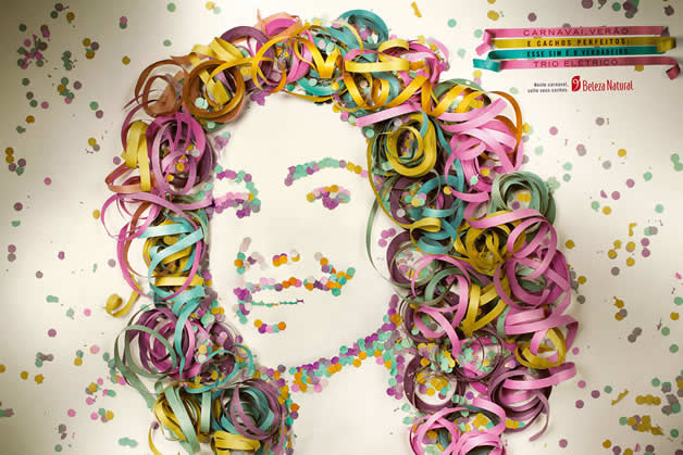 Klinkers in Beeld: Portret carnaval met confetti en serpentines