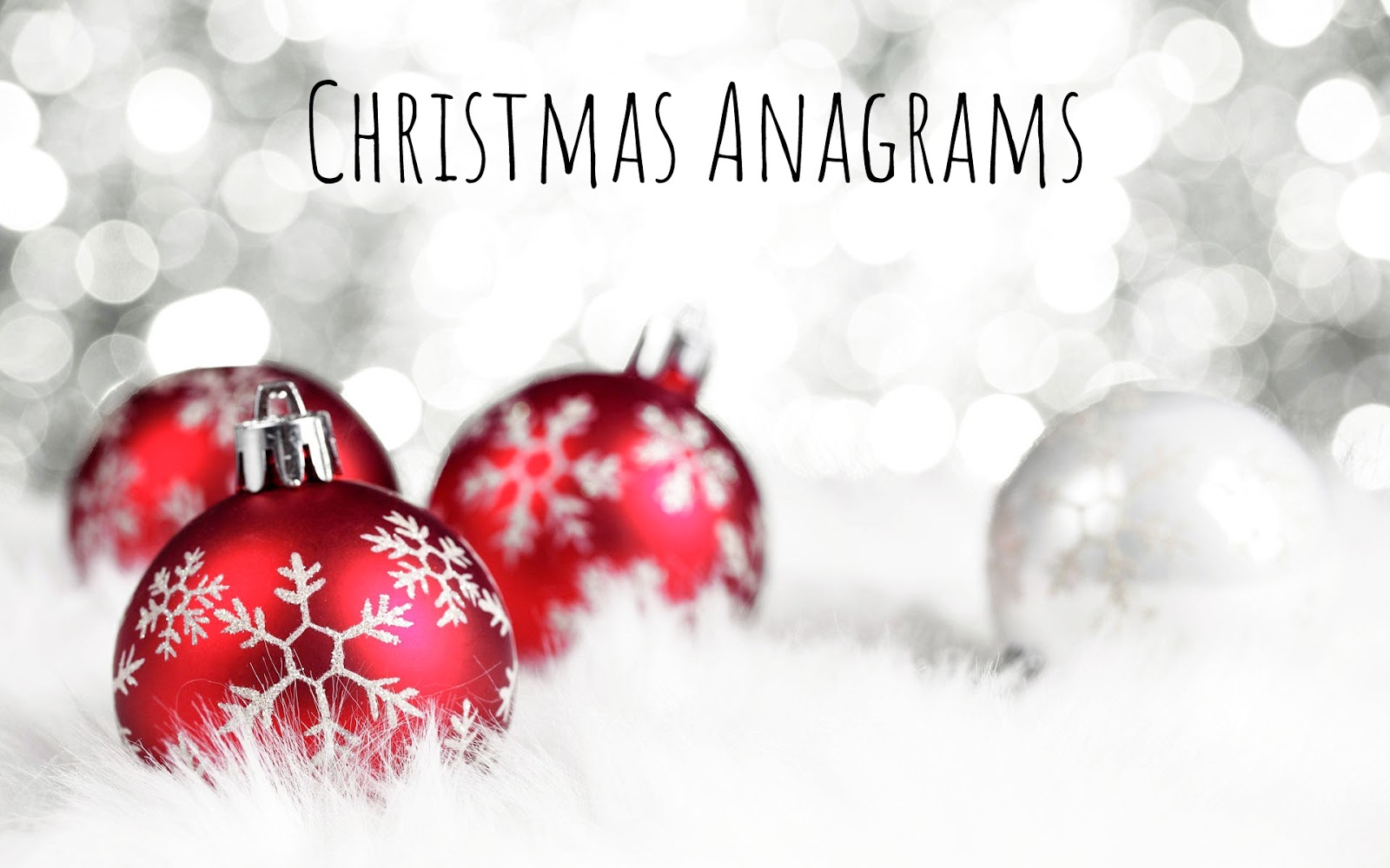 Christmas Anagrams