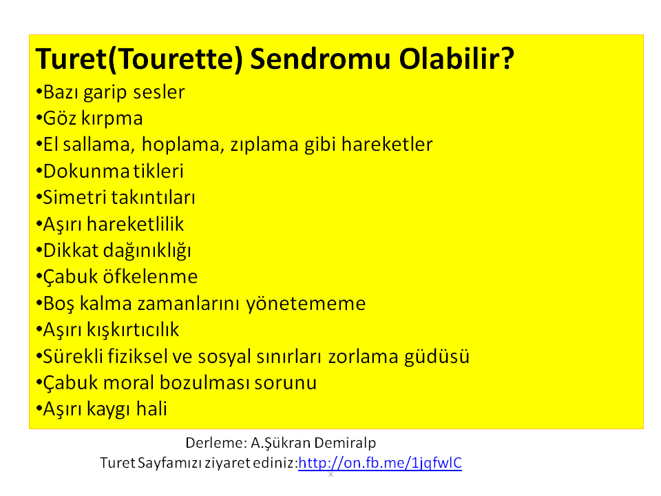 Tourette_Turet_ Sendromu: Turet(Tourette) Sendromu(Syndrome) vd ...