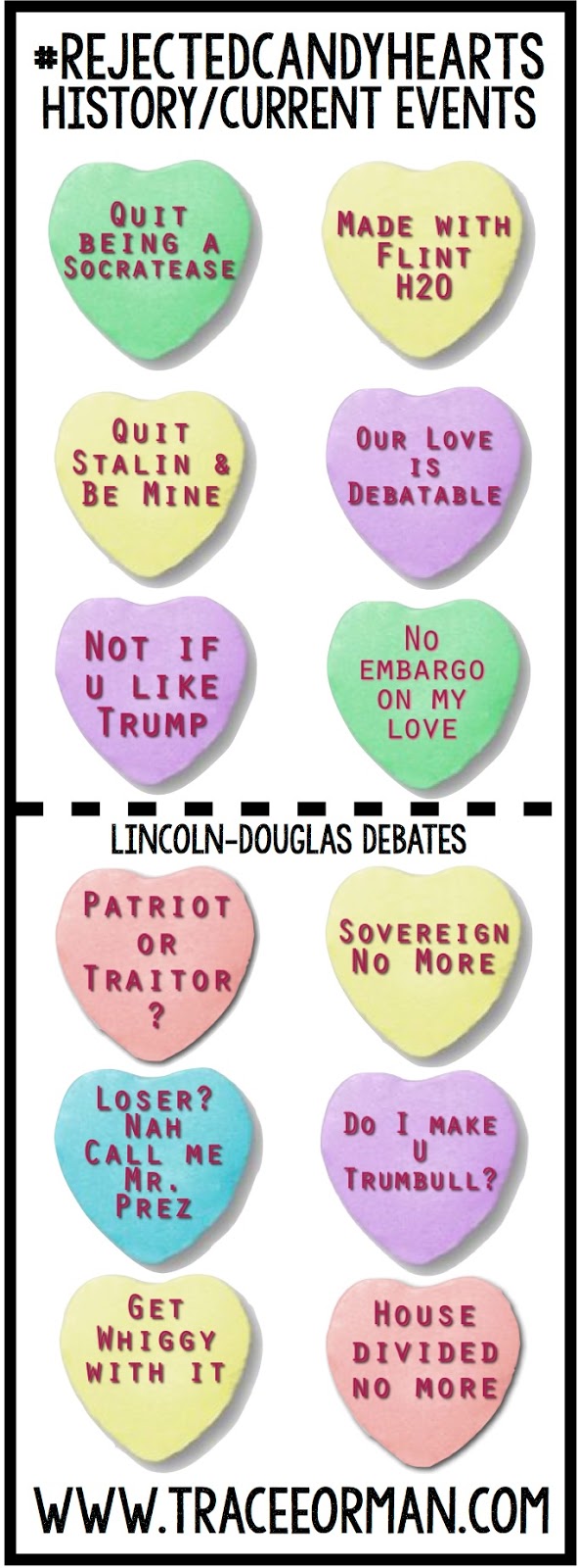 Mrs. Orman's Classroom: Valentine Rejected Candy Hearts