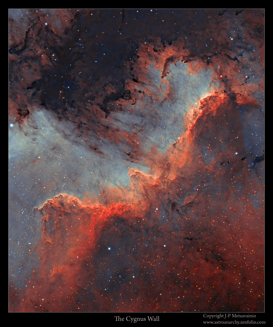 Astro Anarchy: Cygnus Wall in visual colors