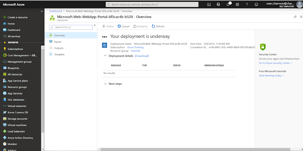 Azure & Co: Build a Node.js application and deploy it (git push) to an ...