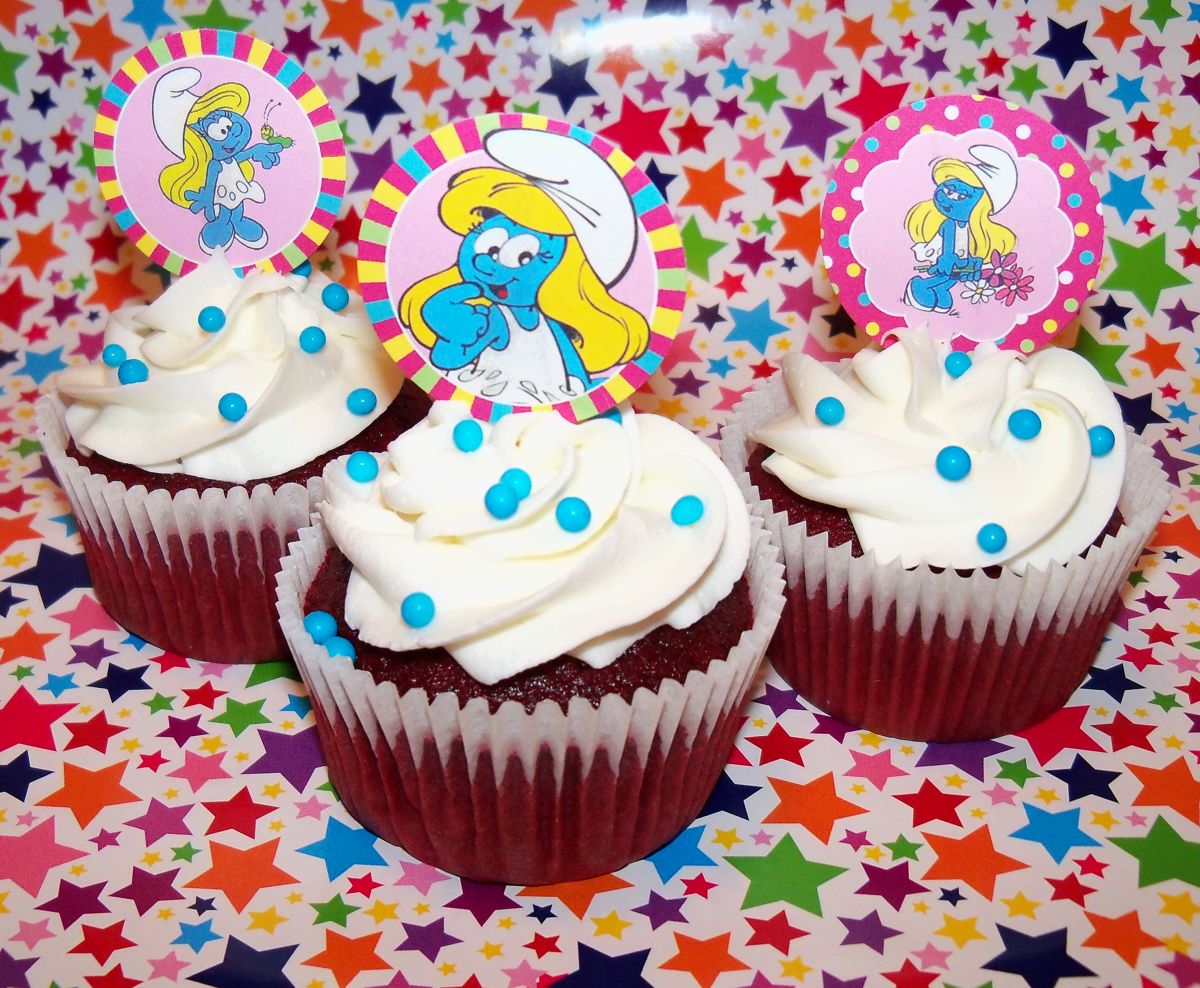 Cupcake Delivery Dallas | Birthday, Wedding Cupcakes Dallas, TX: Smurf ...