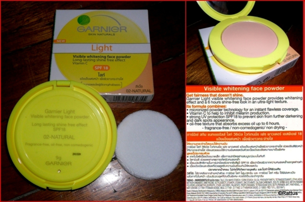 FACE: Garnier Skin Naturals Light Visible Whitening Face Powder | Lady ...