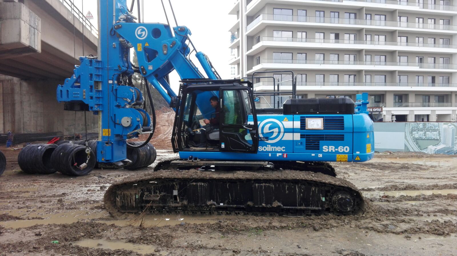 Barankaya Zemin Makine Parkını Soilmec SR-60 ile genişletiyor.