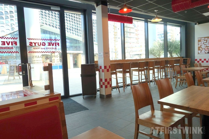 Five Guys burger restaurant in Utrecht