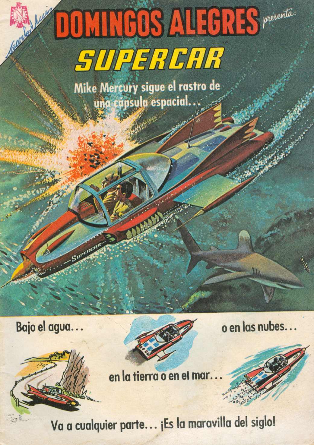 Ruta Flashback: Domingo Alegres SUPERCAR "Aquellas queridas revistas de Editorial Novaro"