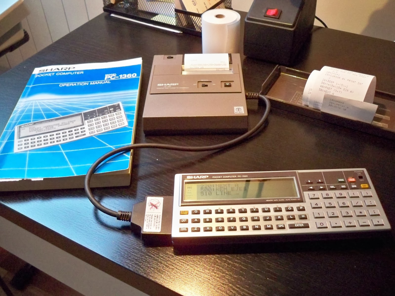 Vintage 80s Pocket Computers