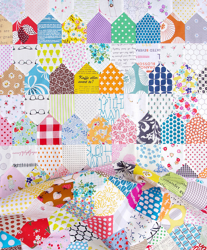 One Patch Quilt - Row Houses | Red Pepper Quilts | Bloglovin’