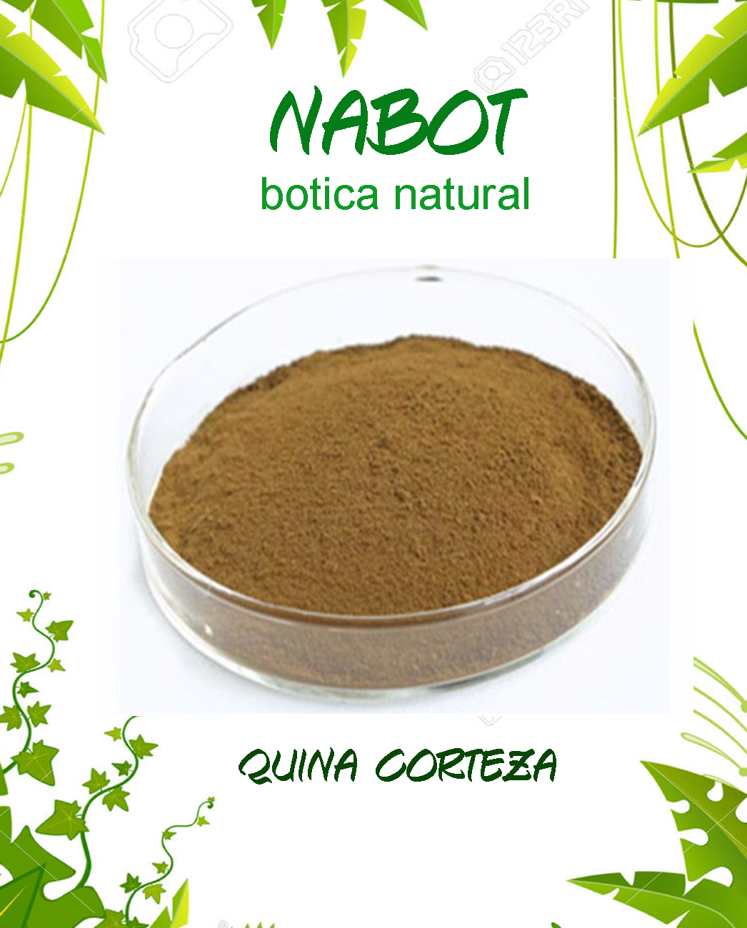 nabot botica natural: quina corteza polvo