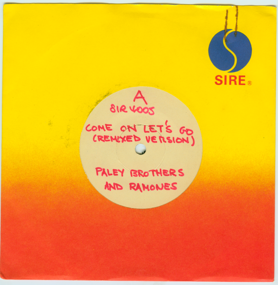 Ramones on vinyl: The single with Paley Brothers